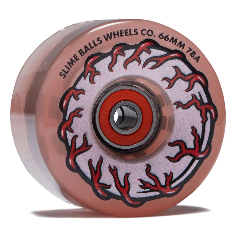 Slime Balls Pink Eyes Light Ups OG Slime 78a Skateboard Wheels - Pink ...