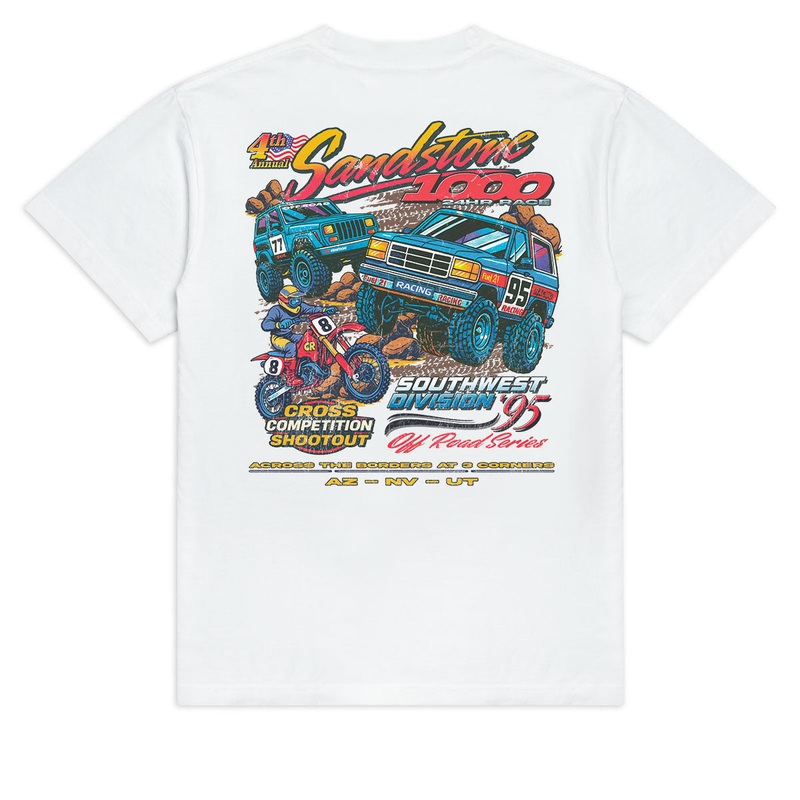 CCS Bootleg Sandstone 1000 T-Shirt - White - Your Action Sports Shop ...