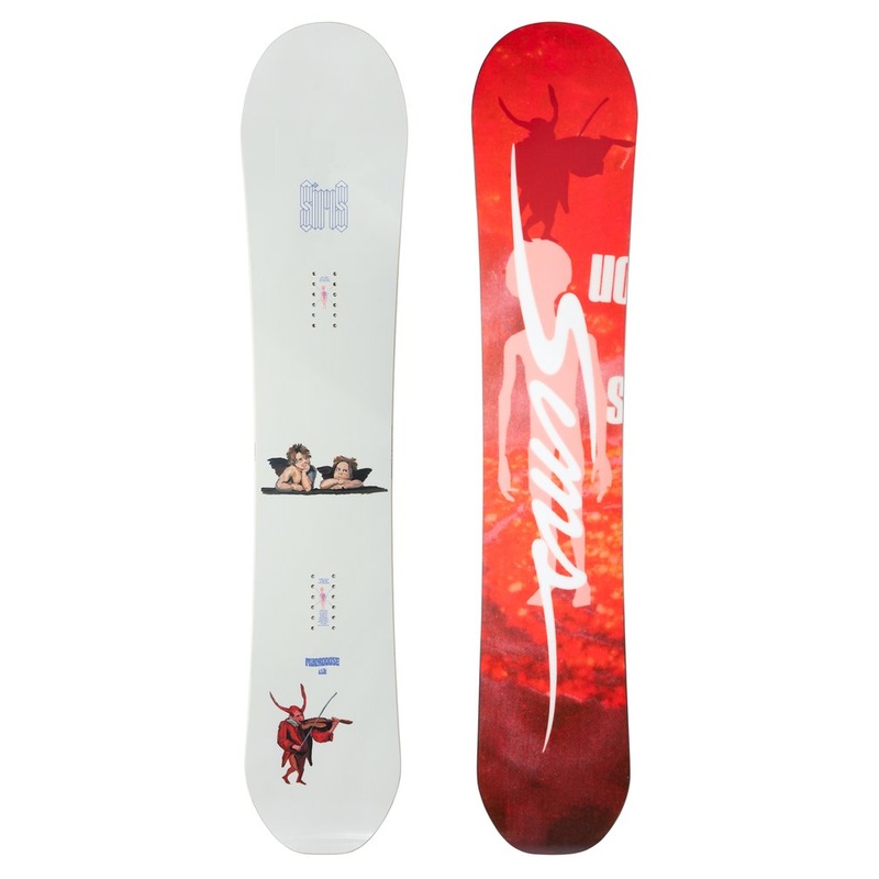 Sims Macrodose Snowboard 2025|WHITE|150|154|158|162 - Your Action ...