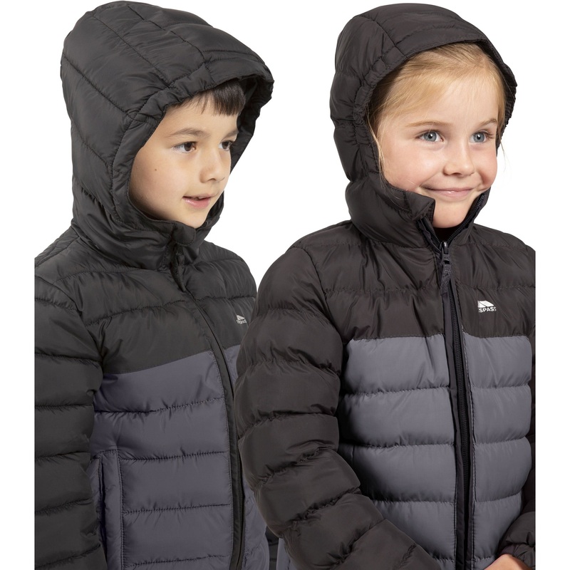 Oskar Kids Padded Jacket - Black - Your Action Sports Shop: Snowboards ...
