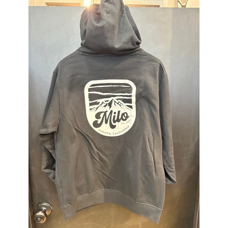 Milo Mountain Crest LIghtweight Hoodie (Black) - Your Action Sports ...